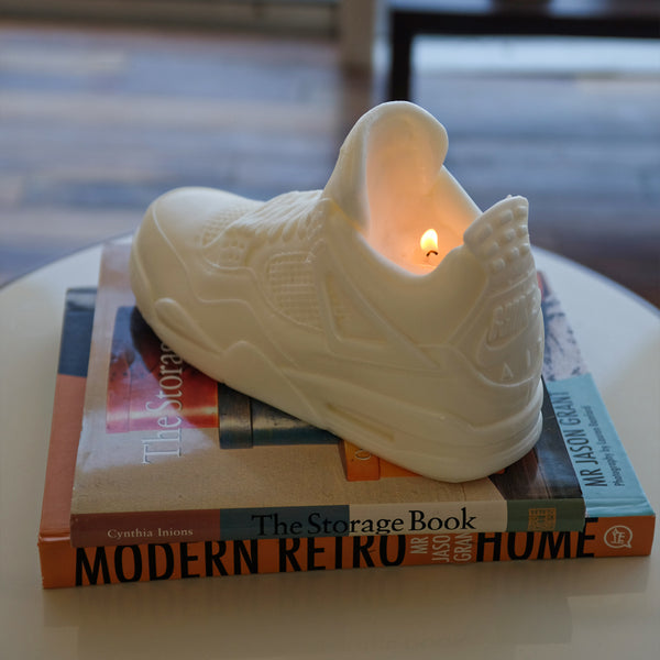 Hottest Nike Air Jordan 4 shoe candle for sneaker heads! – Sculpture Stuff